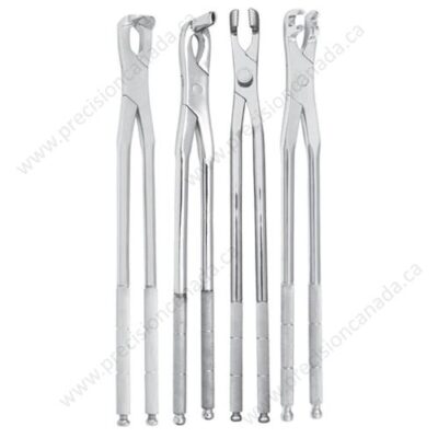 SET OF 4 EQUINE MOLAR FORCEPS - Forceps & Cutters